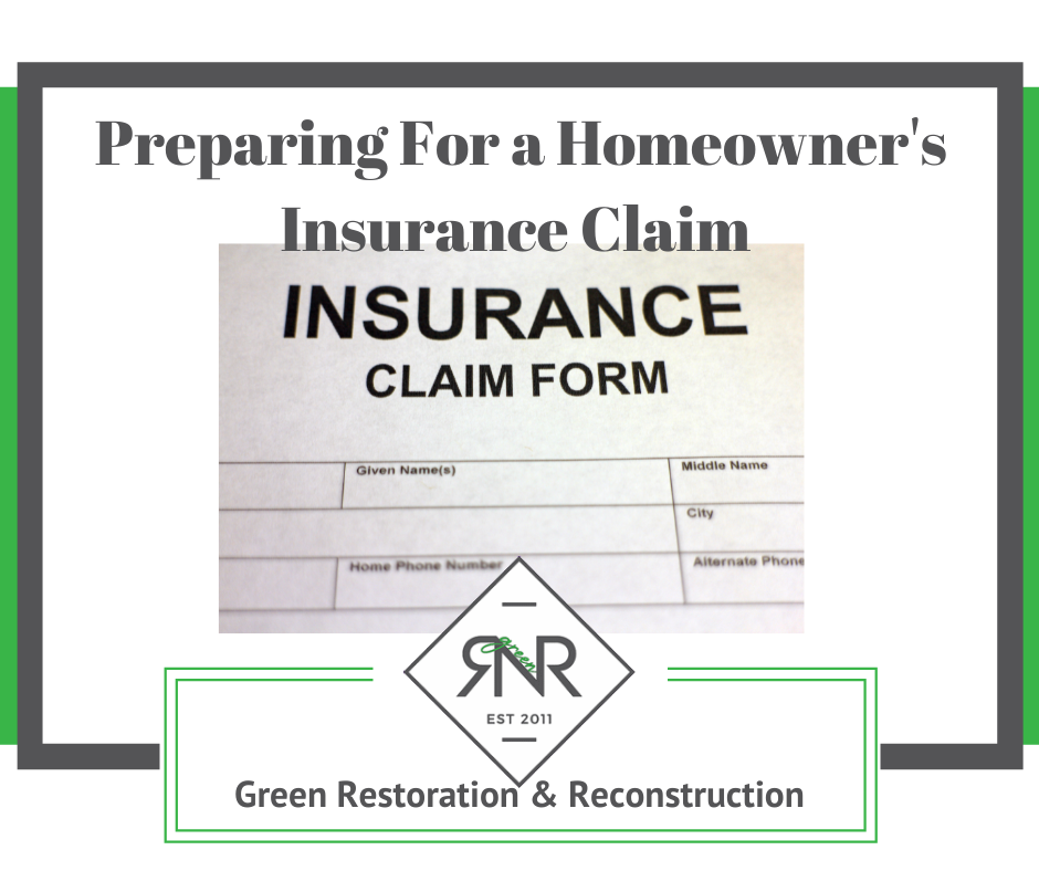 Preparing For a Homeowner's Insurance Claim - Live Green NJ